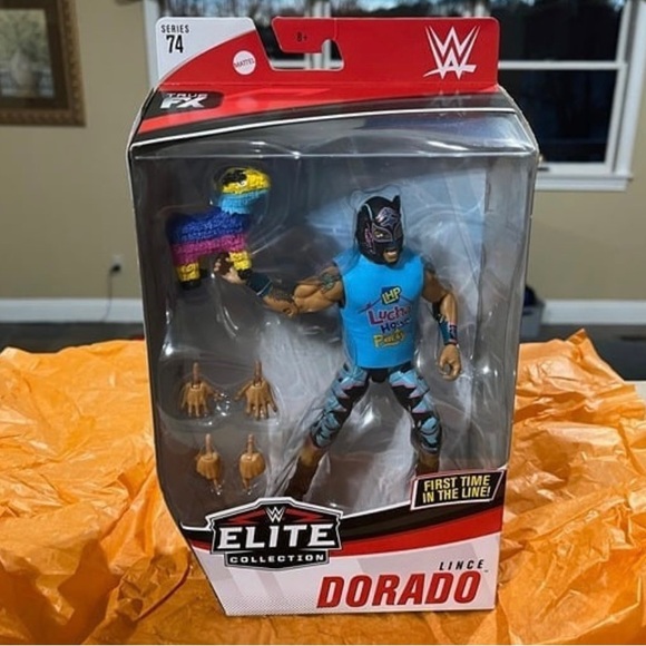 WWE | Toys | Wwe Lince Dorado Elite Wrestling Action Figure Toy | Poshmark